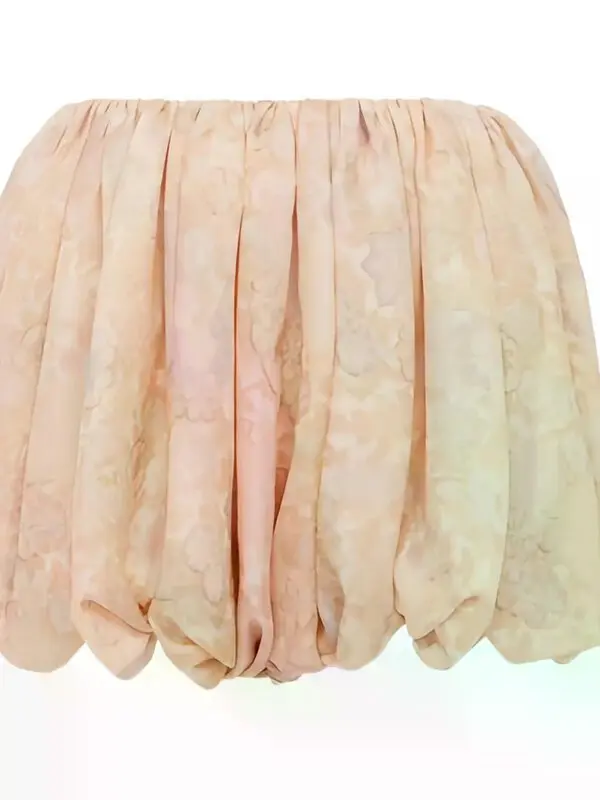 Chloé Mini Floral-print Balloon Shorts - Pink