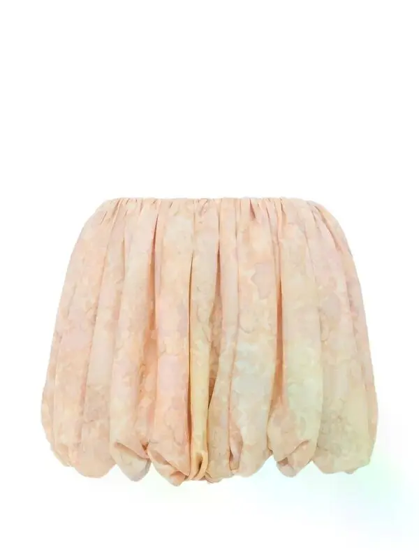 Chloé Mini Floral-print Balloon Shorts - Pink
