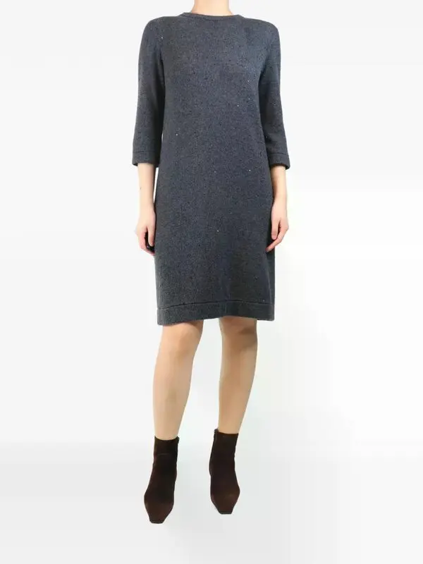 Brunello Cucinelli Sequin-knit Dress