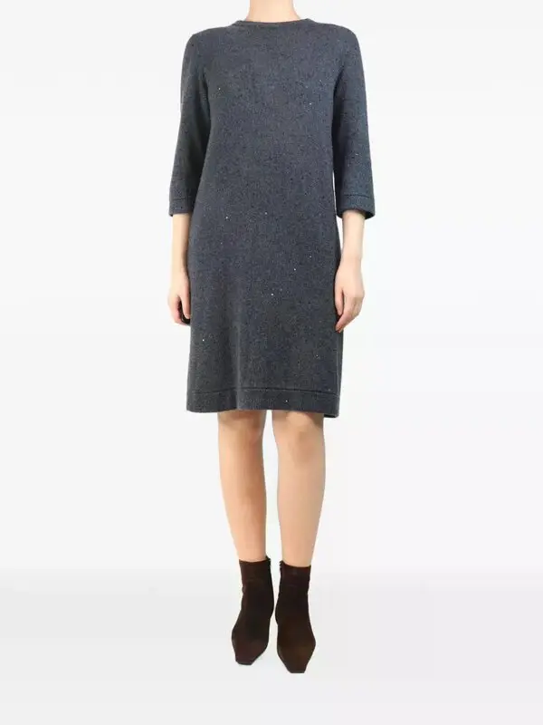 Brunello Cucinelli Sequin-knit Dress