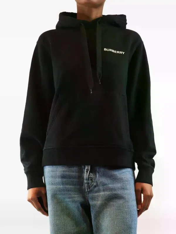 Burberry Logo Print Hoodie