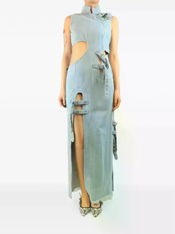 MARQUES' ALMEIDA Cut-out Buckled Maxi Dress