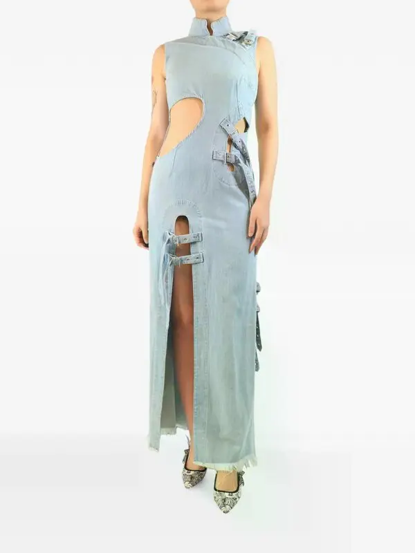 MARQUES' ALMEIDA Cut-out Buckled Maxi Dress