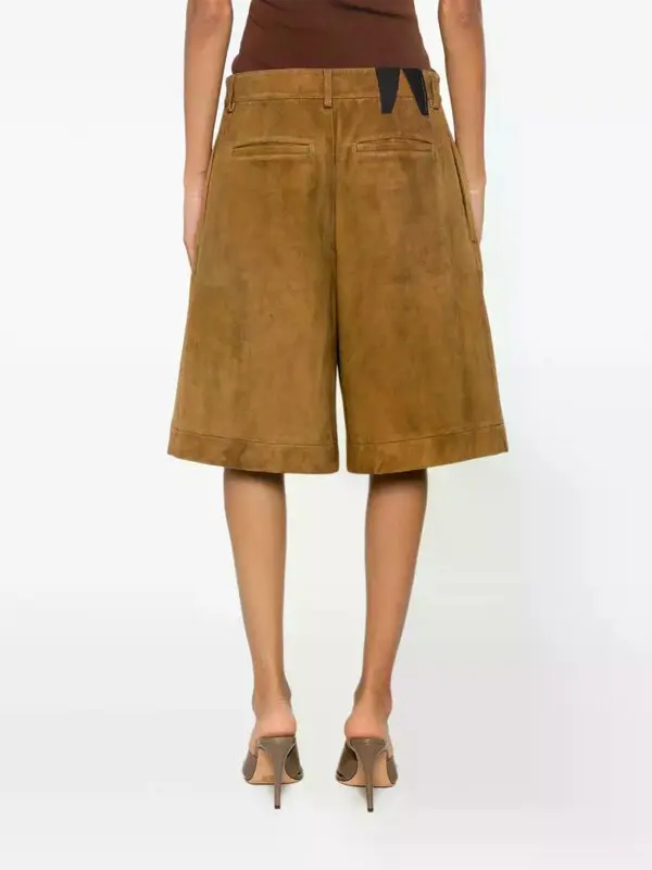 DARKPARK Grainy Leather Shorts