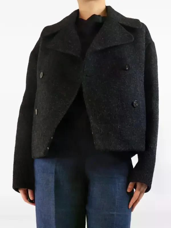 Dior Double-breasted Wool Peacoat