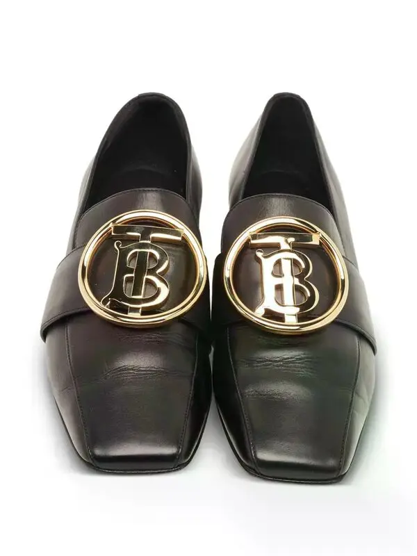 Burberry Tb Logo Plaque Loafers