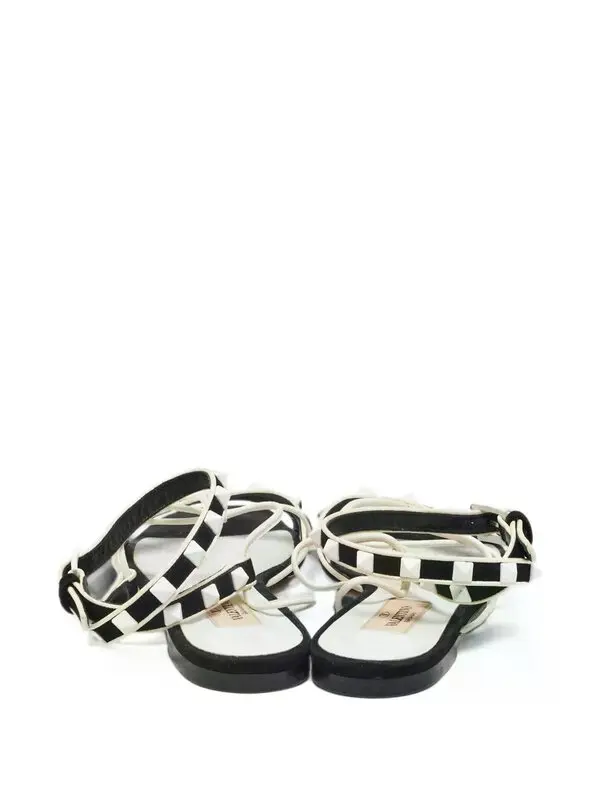 Valentino Garavani Rockstud Strappy Sandals - Black