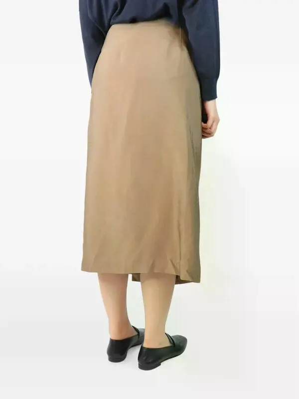 Vince Wrap-style Midi Skirt