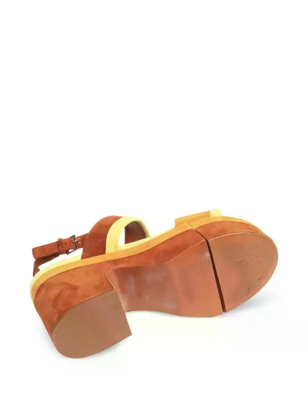 Clergerie Suede Platform Sandals