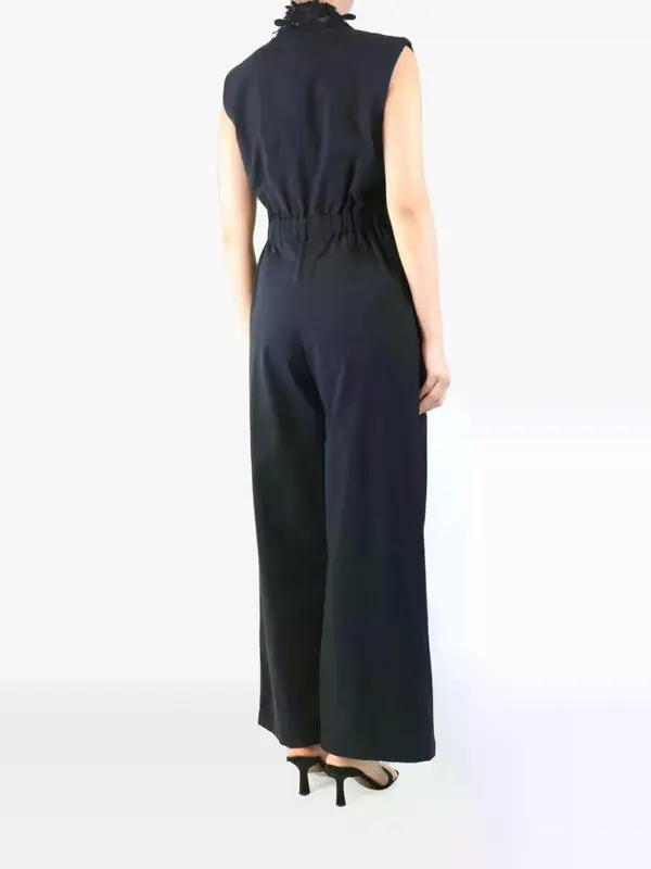 Brunello Cucinelli Sequin Embellished V-neck Jumpsuit
