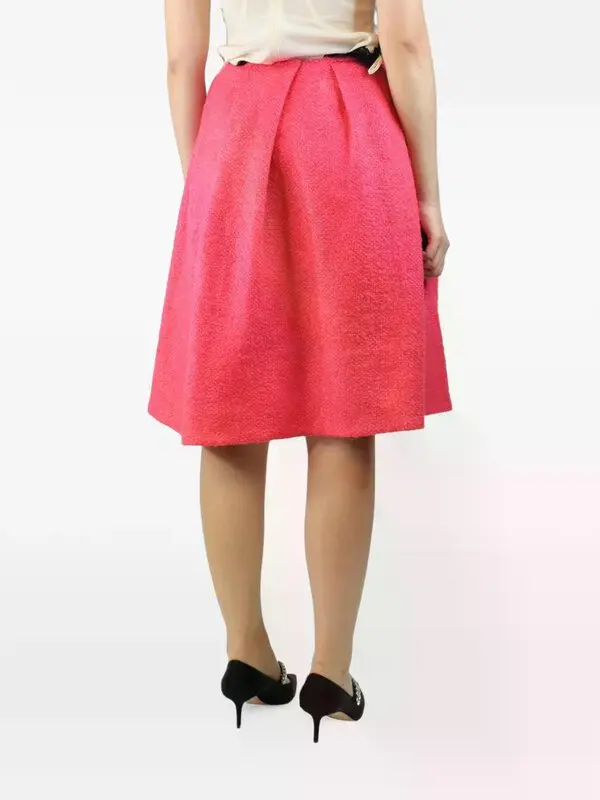 Marni Pleated Wool-blend Skirt
