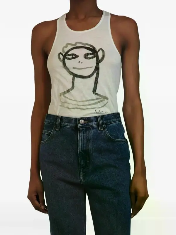 Marni Face-print Tank Top