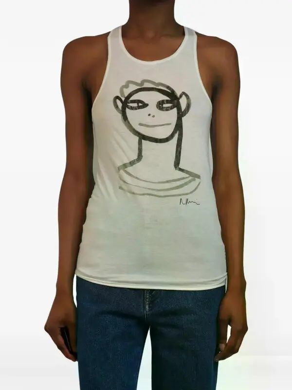 Marni Face-print Tank Top