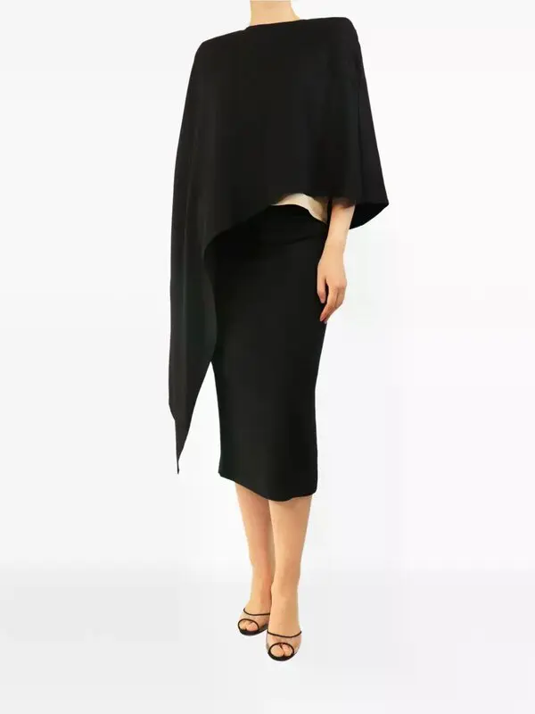 Erika Cavallini Asymmetric Draped Cape