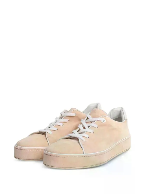 Loro Piana Low-top Suede Sneakers - Neutrals