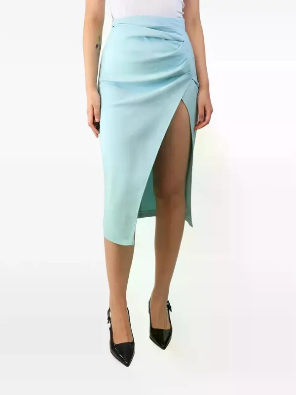 Roland Mouret Ruched Slit Skirt