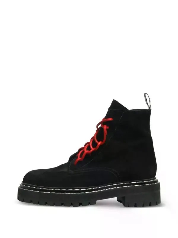 Proenza Schouler Double-stitched Ankle Boots - Black