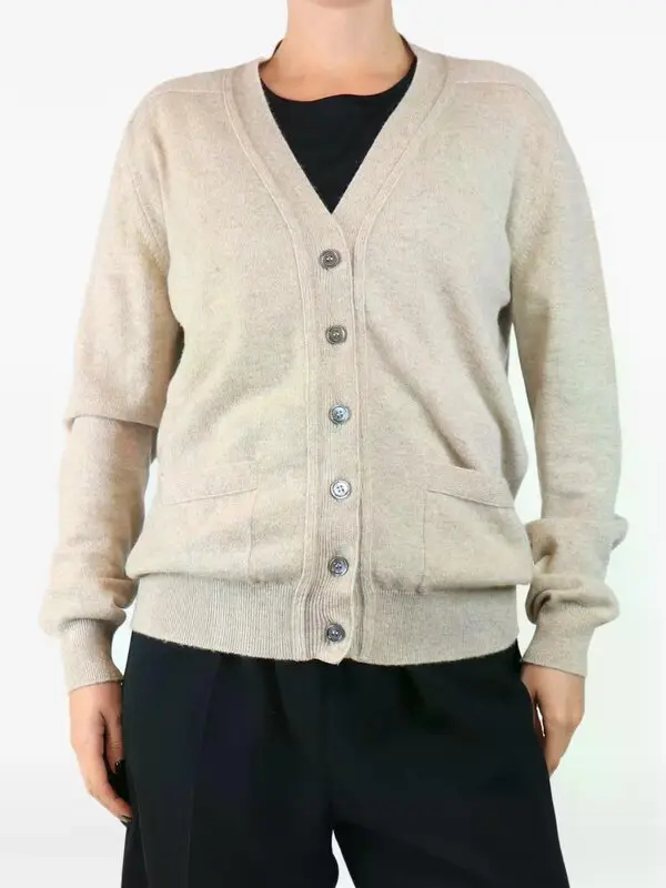 CRIME LONDON V-neck Cashmere Cardigan
