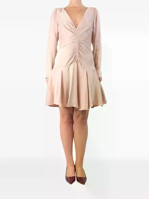 Zimmermann Ruched Satin Mini Dress