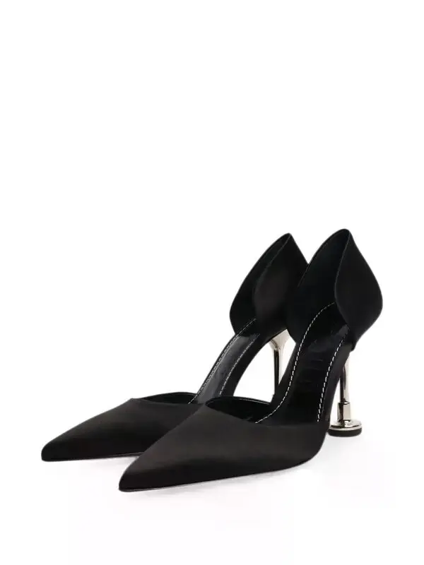 Staud Satin D'orsay Heeled Pumps