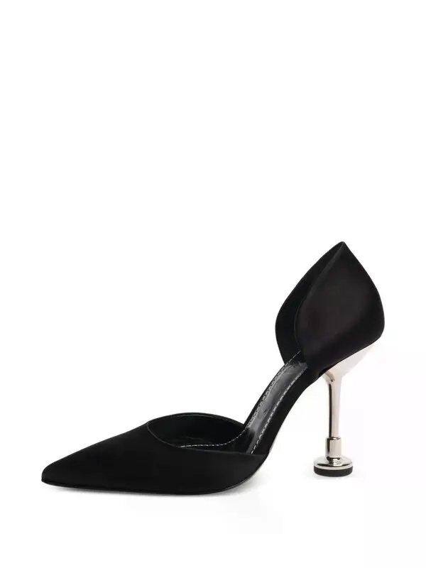 Staud Satin D'orsay Heeled Pumps