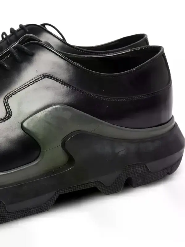 Prada Platform Leather Brogues