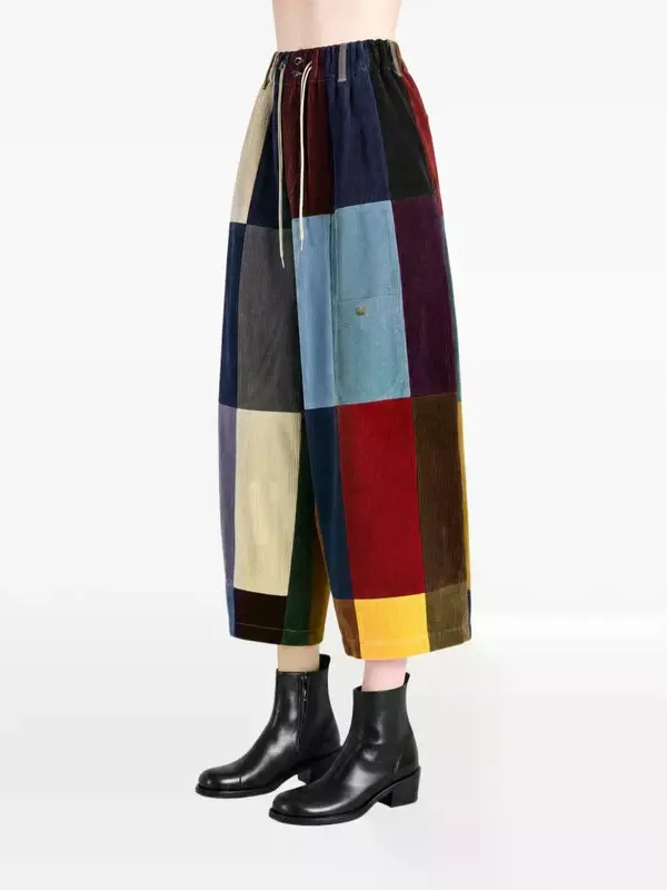 SILLAGE Patchwork Corduroy Trousers