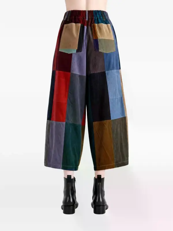 SILLAGE Patchwork Corduroy Trousers
