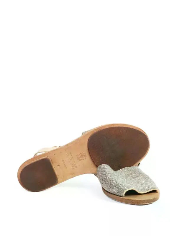 Brunello Cucinelli Diamante Buckle-fastening Sandals