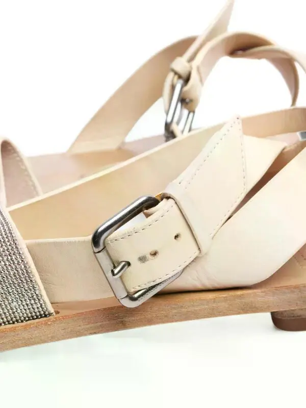 Brunello Cucinelli Diamante Buckle-fastening Sandals