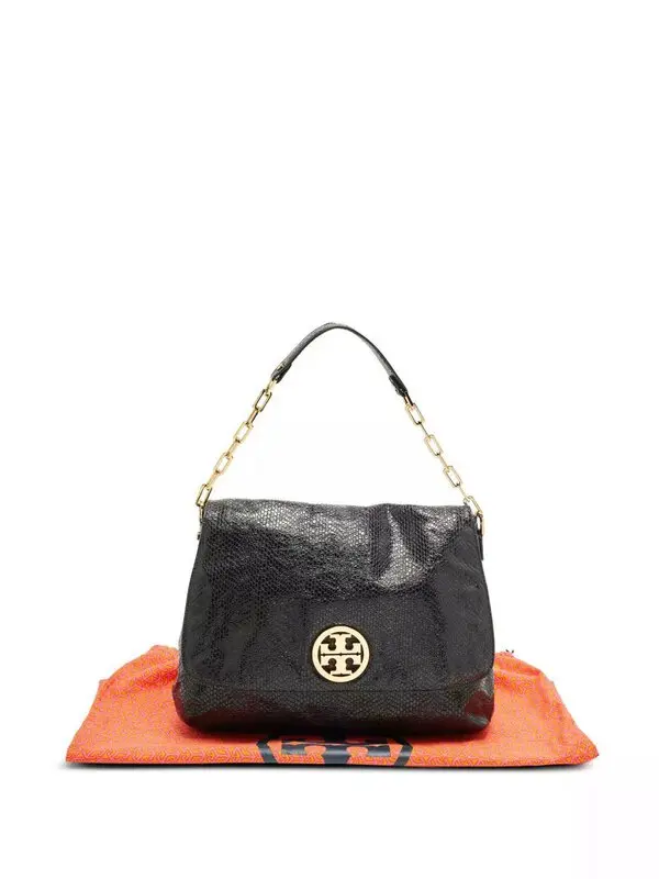 Tory Burch Snake-embossed Leather Shoulder Bag