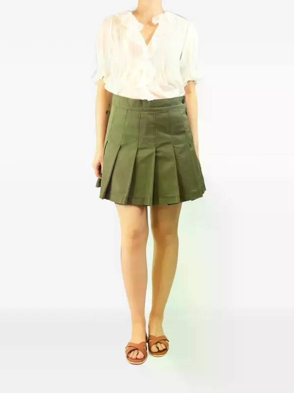 Valentino Garavani Pleated Mini Skirt