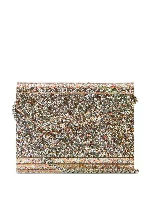 JIMMY CHOO Candy Clutch Bag - Neutrals