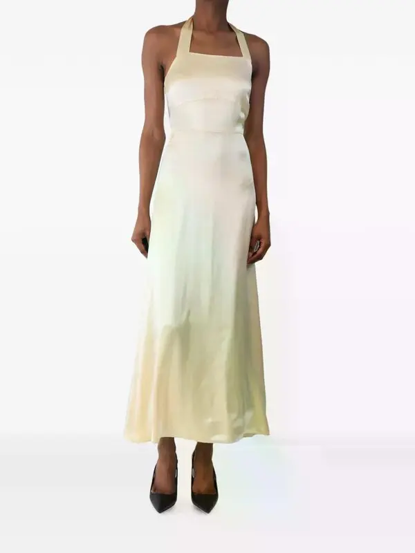Albus Lumen Square-neck Maxi Dress