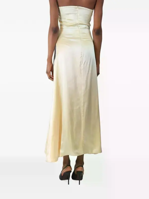 Albus Lumen Square-neck Maxi Dress