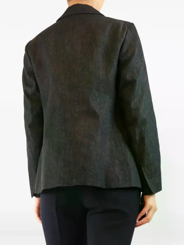 Max Mara Denim Single-breasted Blazer