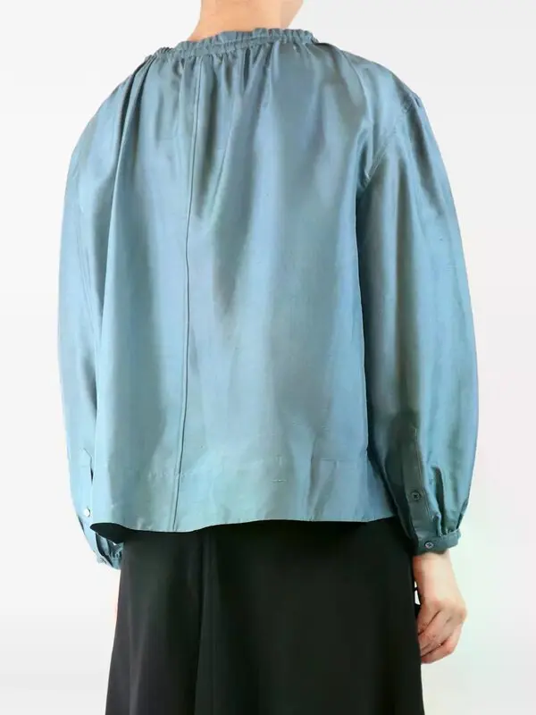 Soeur Tie-neck Gathered Blouse