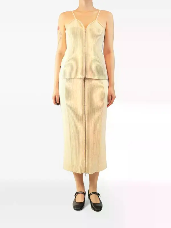 JIL SANDER Rib-knit Set - Neutrals
