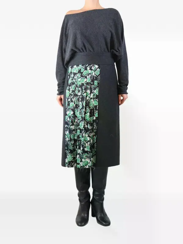 Marni Panelled Midi Skirt