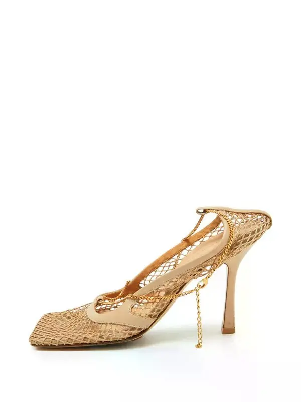 Bottega Veneta Stretch Mesh Pumps - Neutrals