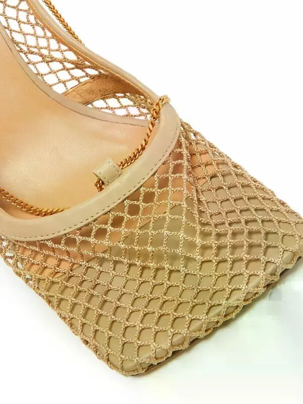 Bottega Veneta Stretch Mesh Pumps