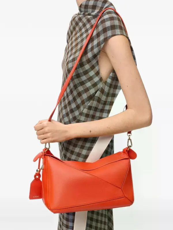 Loewe Medium Puzzle Shoulder Bag - Orange