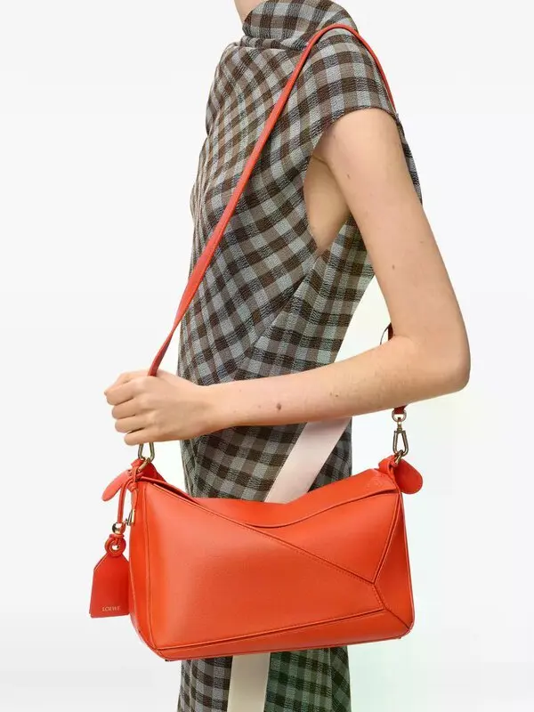 Loewe Medium Puzzle Shoulder Bag - Orange