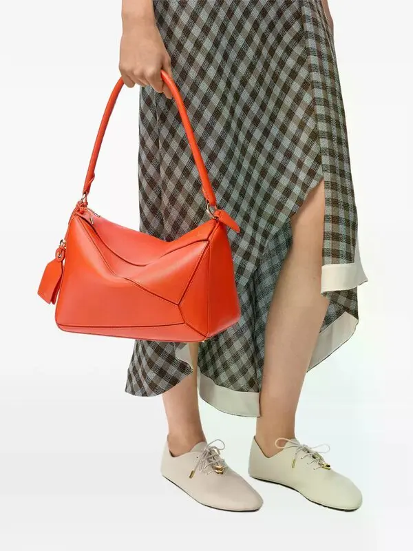 Loewe Medium Puzzle Shoulder Bag - Orange