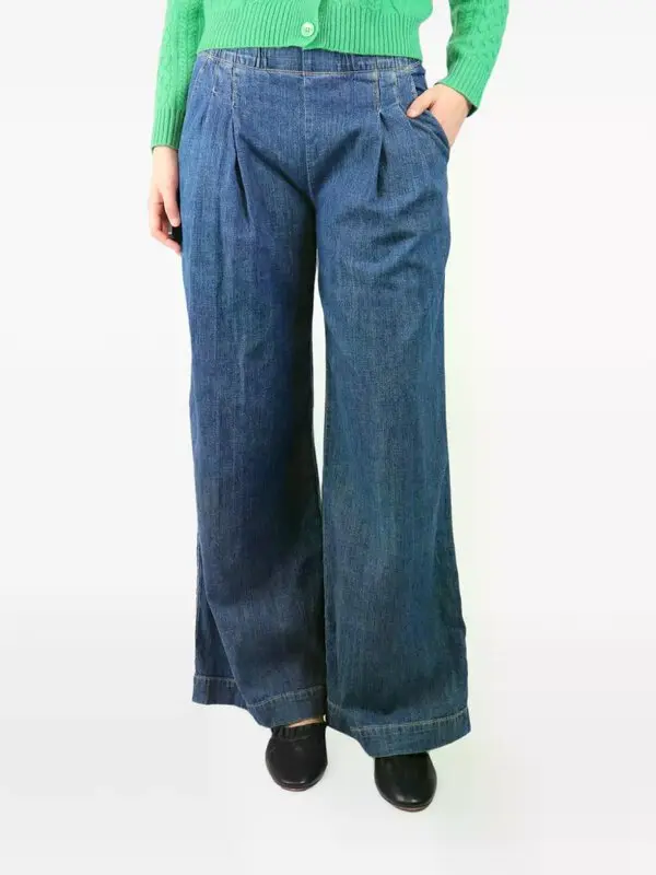 JAMES PERSE Pleated Pocket Jeans