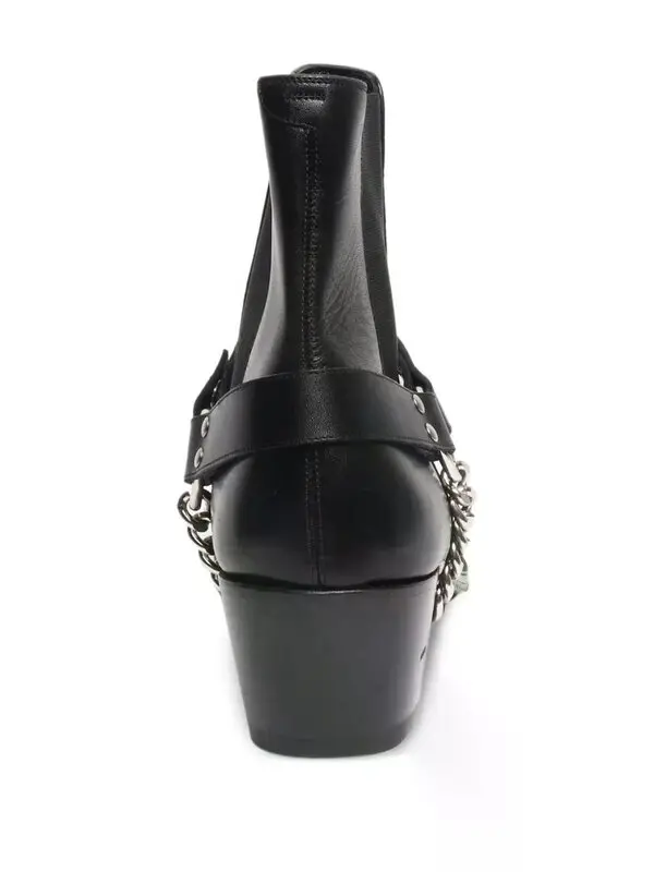 Celine Camargue Chain-link Ankle Boots