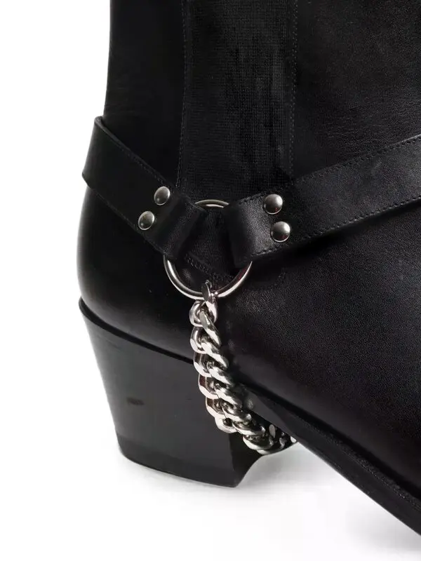 Celine Camargue Chain-link Ankle Boots
