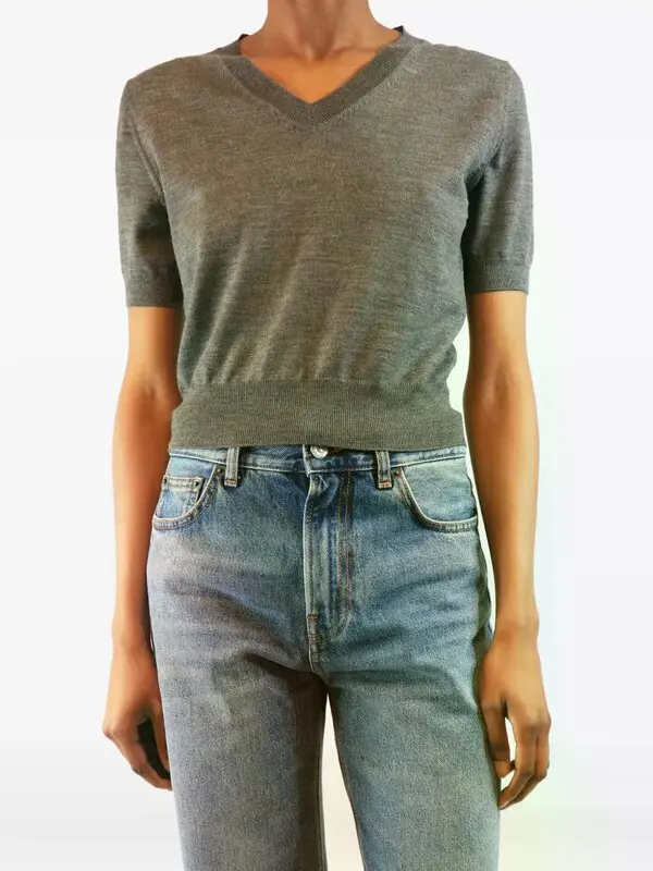 Brunello Cucinelli Monili V-neck Top