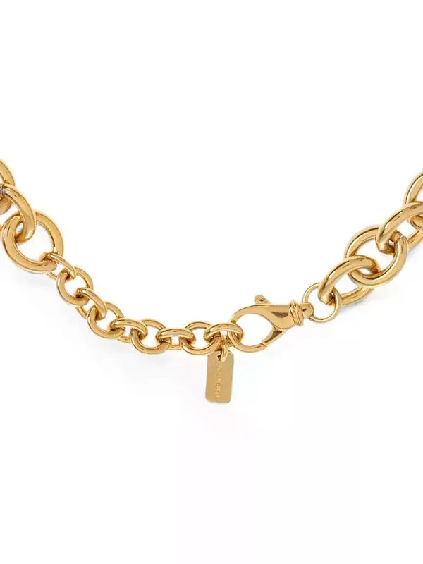 Chloé Postcards Charm Embellished Necklace