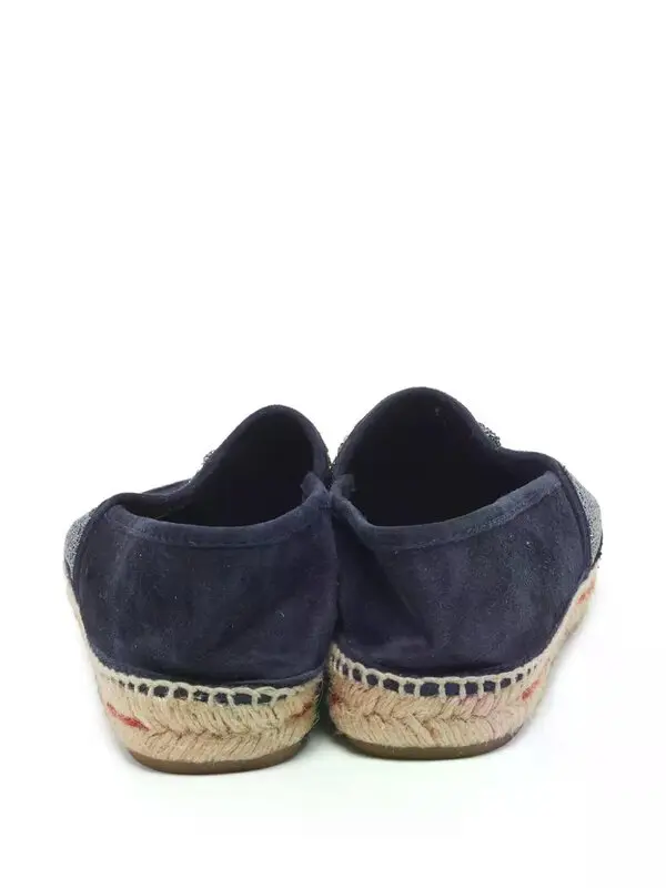 Carolina Herrera Initials Insignia Flat Espadrilles